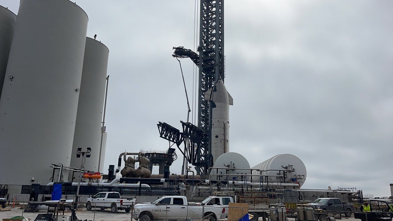 Tank Farm & Tower View SpaceX Starbase Launch Site, Boca Chica, TX ...