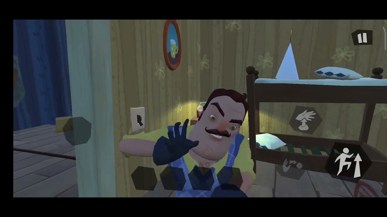 oyunu normal şekilde bitirdim hello neighbor - YouTube