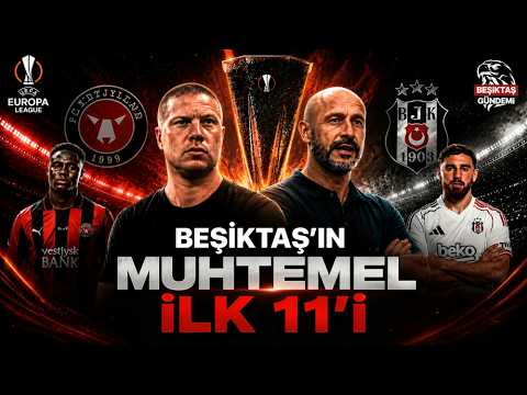 Beşiktaş - Midtjylland Maçı Öncesi İlk 11 Belli Oldu! İşte Sürpriz Tercihler... #beşiktaş