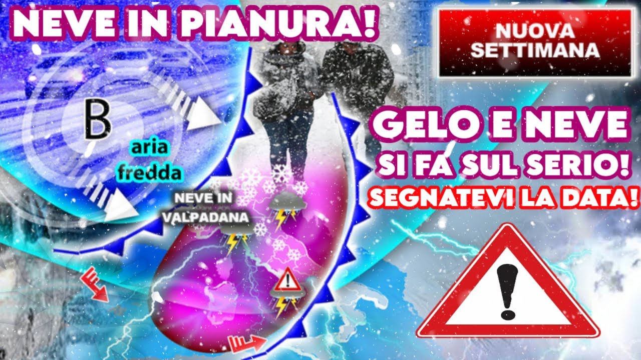 METEO- C'È LA DATA: SUPER GELO IN ARRIVO CON UN BIG SNOW IN ARRIVO ...
