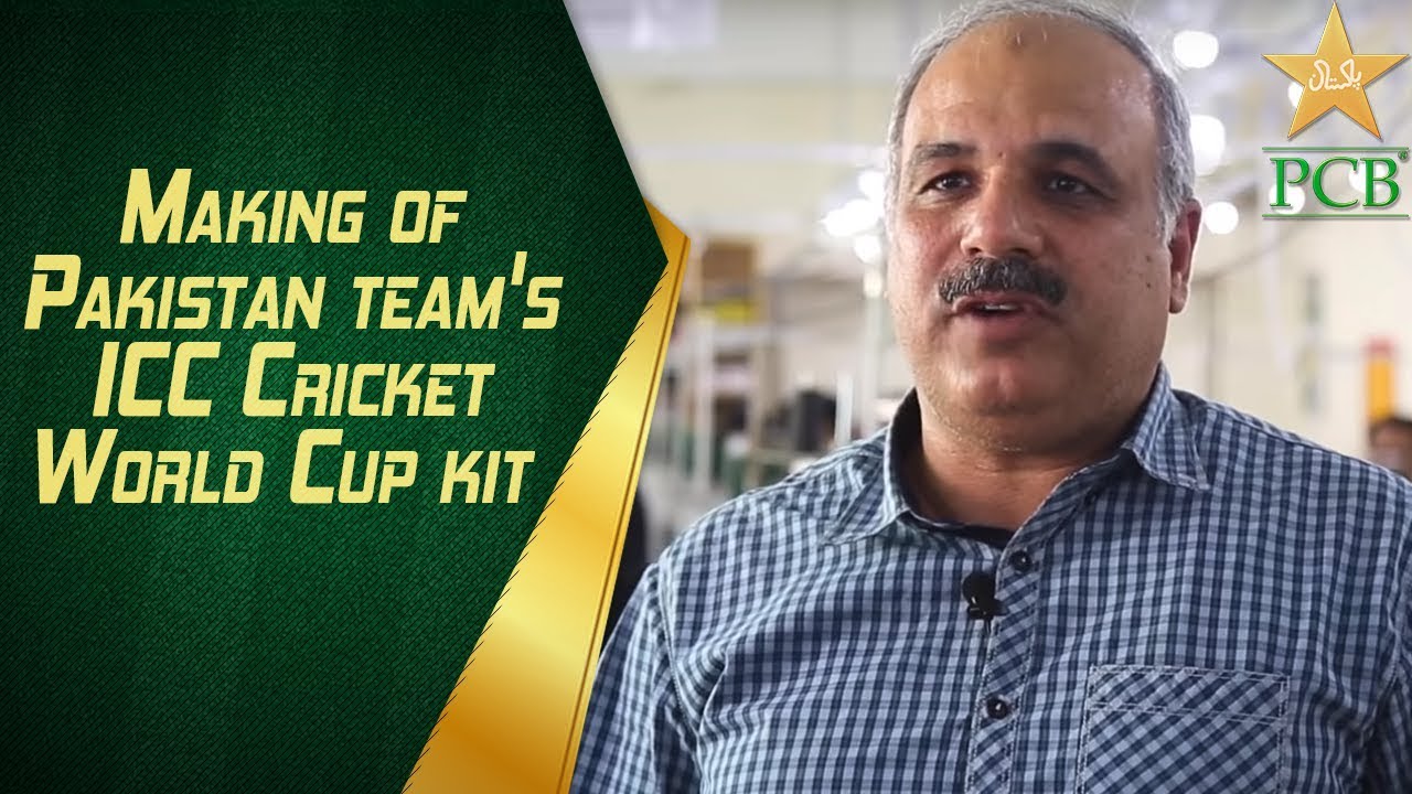 Making of Pakistan team's ICC Cricket World Cup kit. - YouTube