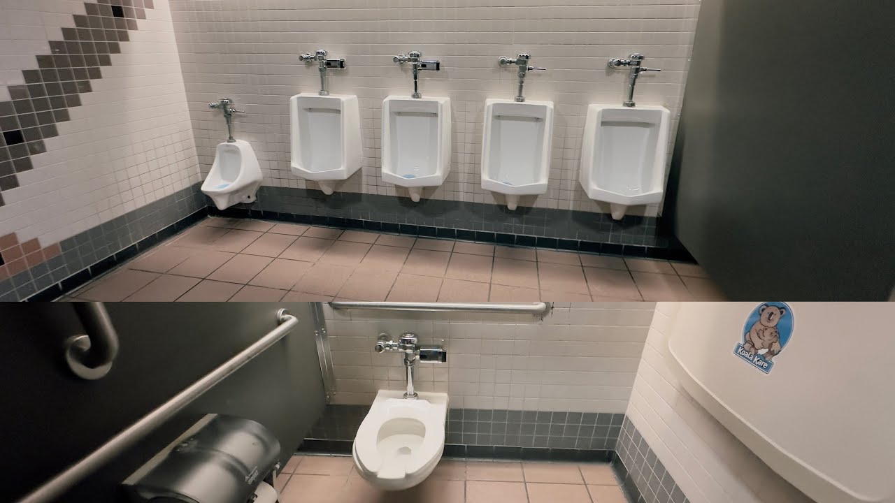 Regal Cinemas men’s restroom with 1997 American Standard fixtures ...