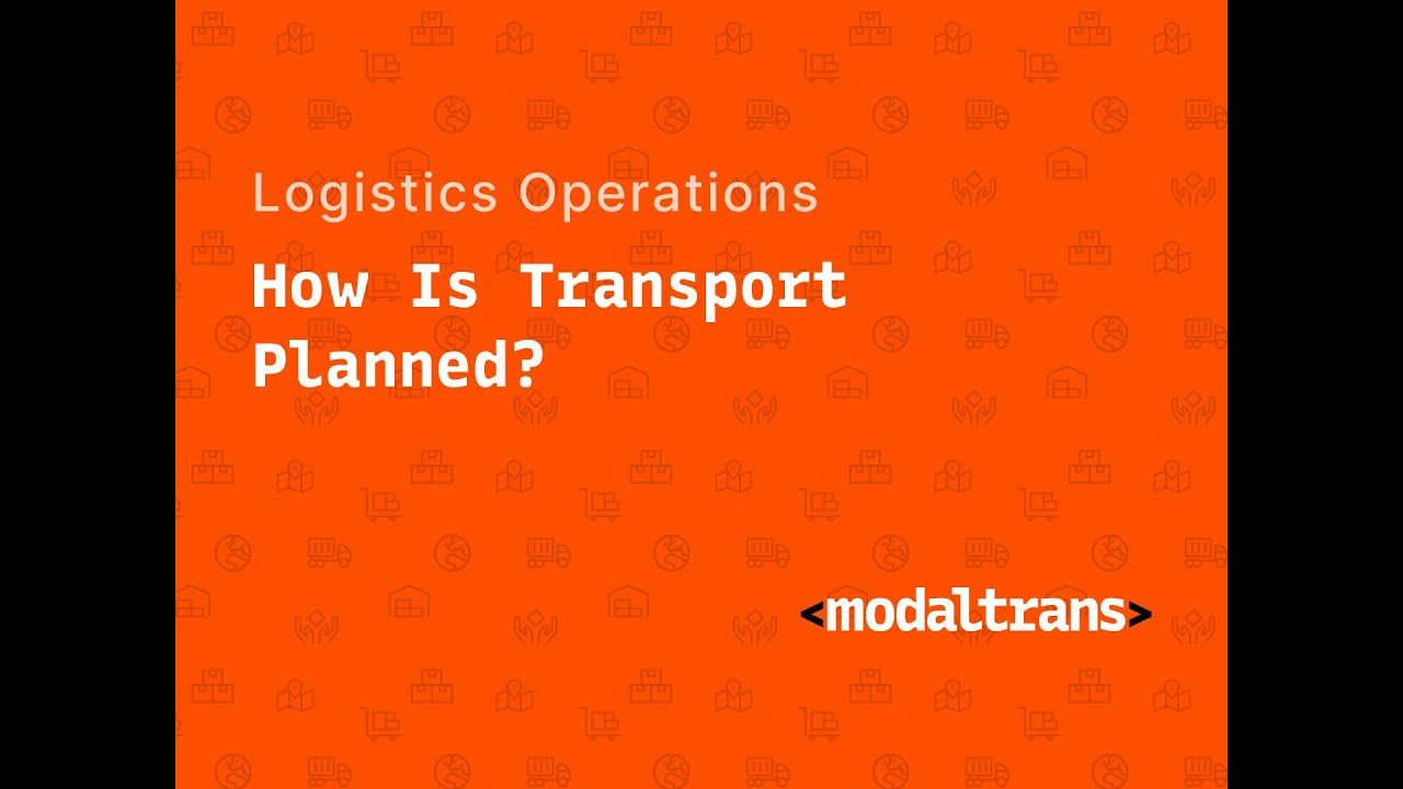 MODALTRANS - How Is Transport Planned? - YouTube