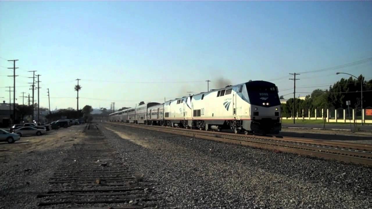 Amtrak Sunset Limited #2 in Los Angeles - 2/1/12 - YouTube