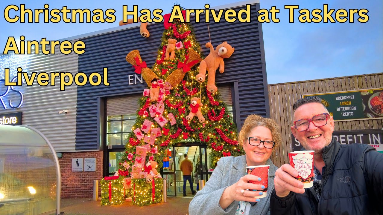 Christmas Has Arrived at Taskers Aintree Liverpool - YouTube