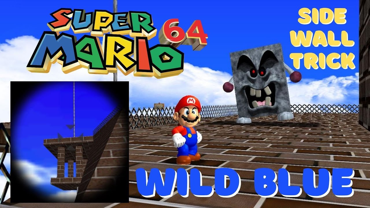 Super Mario 64 - Wild Blue NO Canon [Side Wall Star] TRICK - YouTube