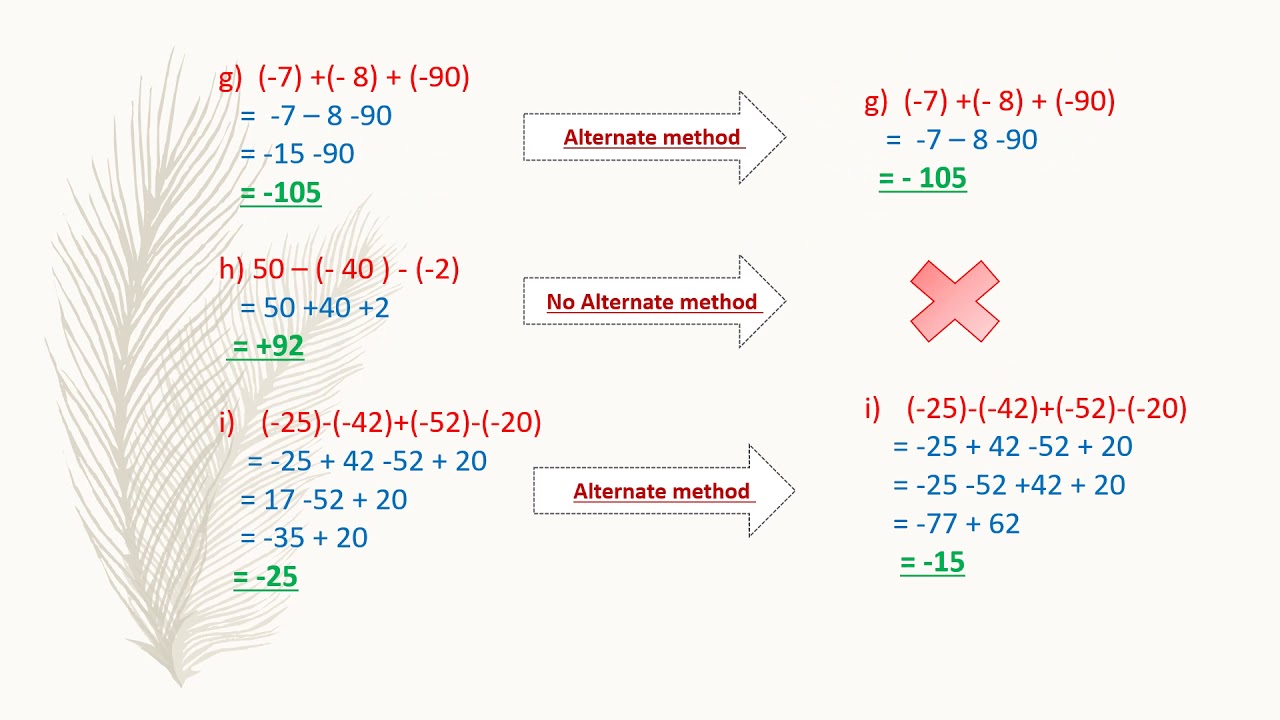 integers solution #1 - YouTube