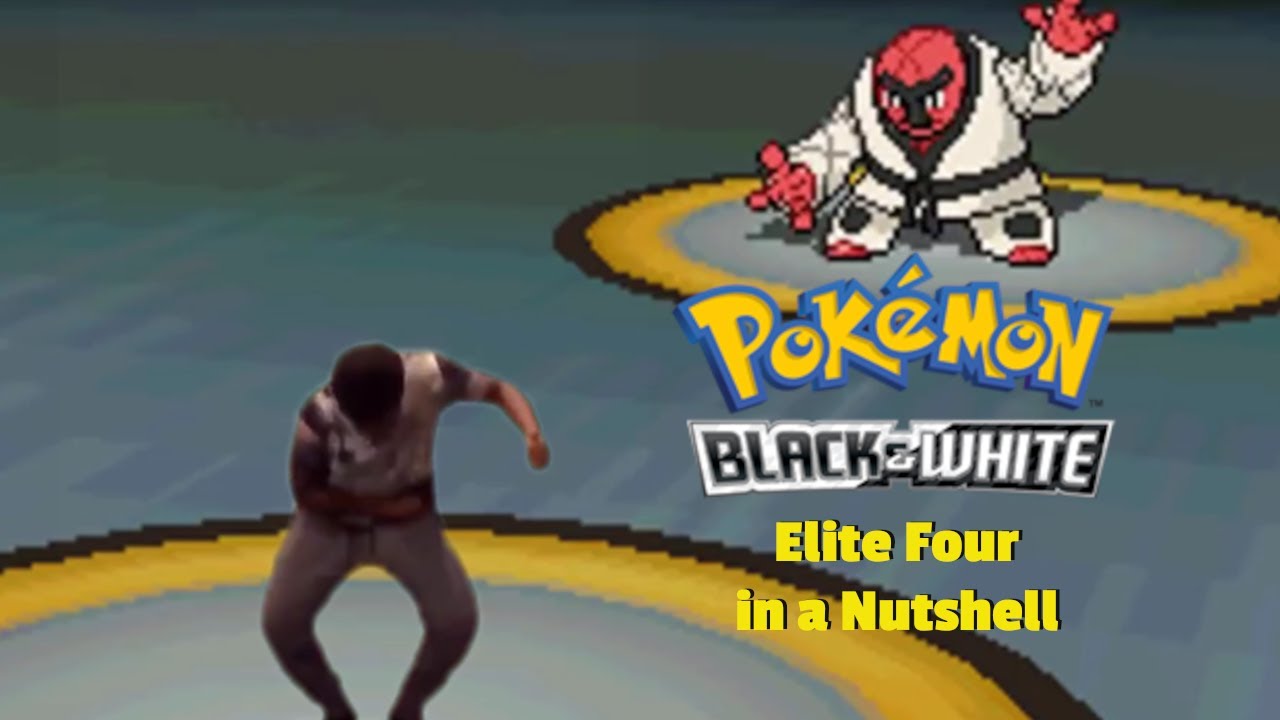 Pokemon Black and White Elite 4 in a nutshell - YouTube