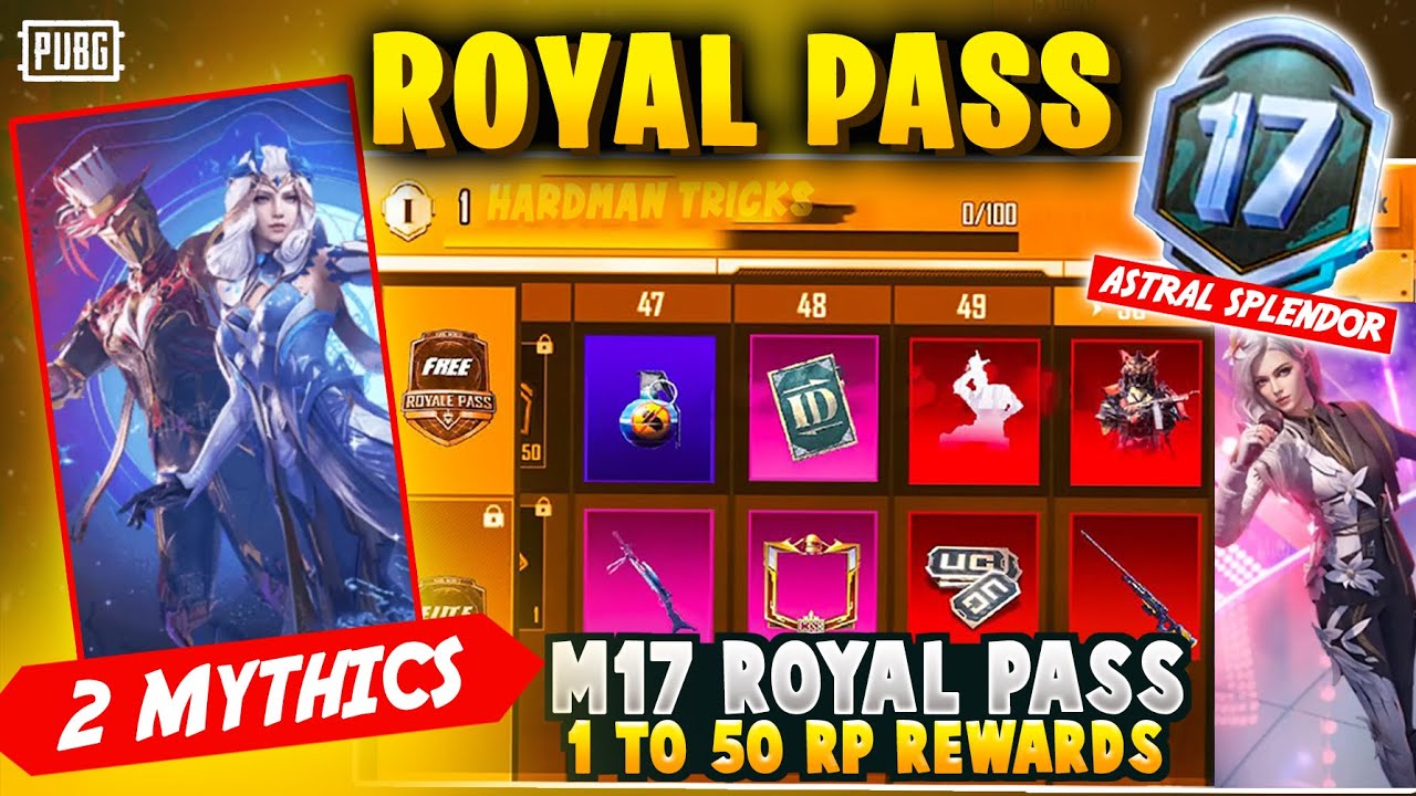 M17 ROYAL PASS 50 RP MYTHIC OUTFIT | M18 ROYAL PASS 50 RP MYTHIC ...