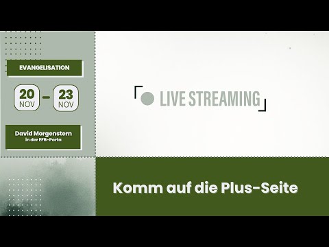 Evangelisation mit David Morgenstern - YouTube