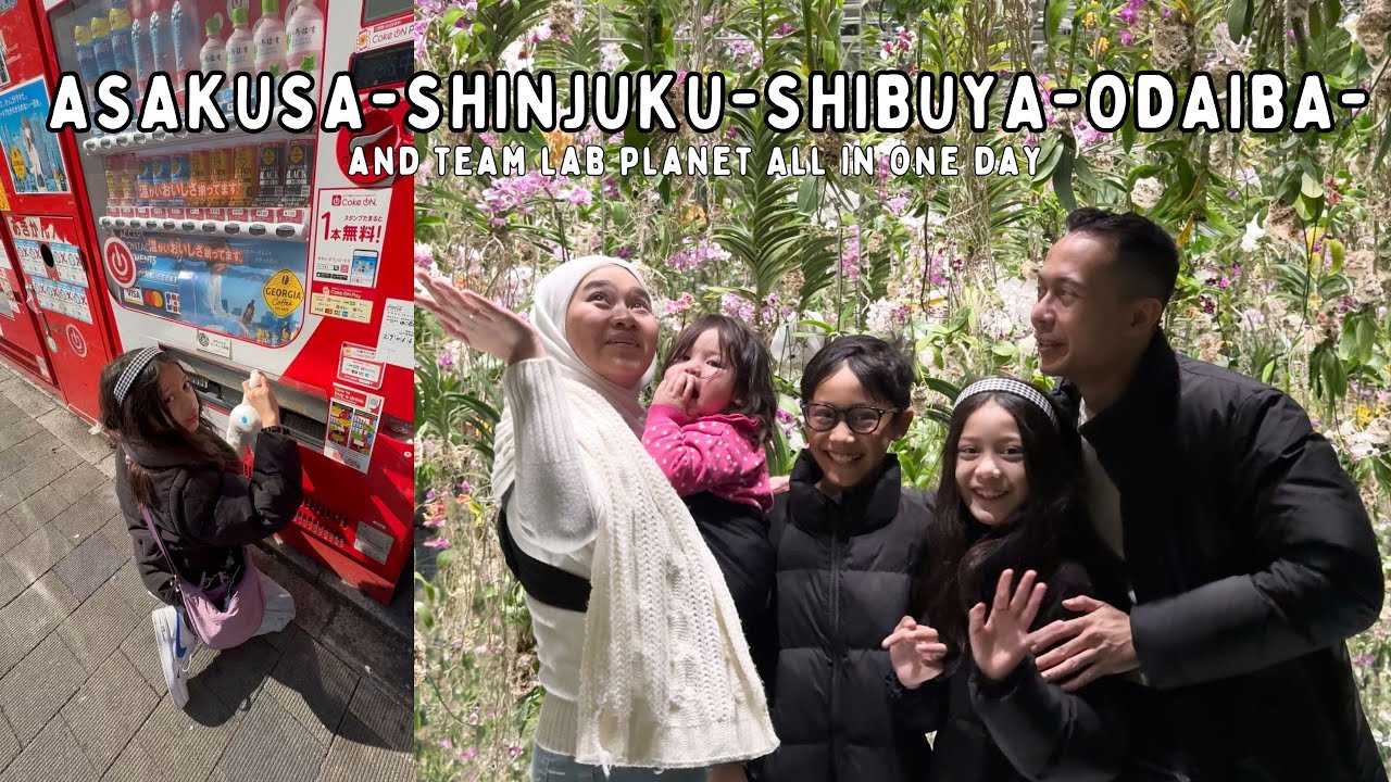 Family Travel Japan | Tokyo | Exploring City and Team Lab Planet - YouTube