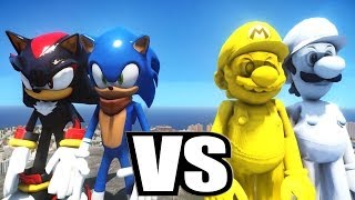 Golden Mario And Silver Luigi