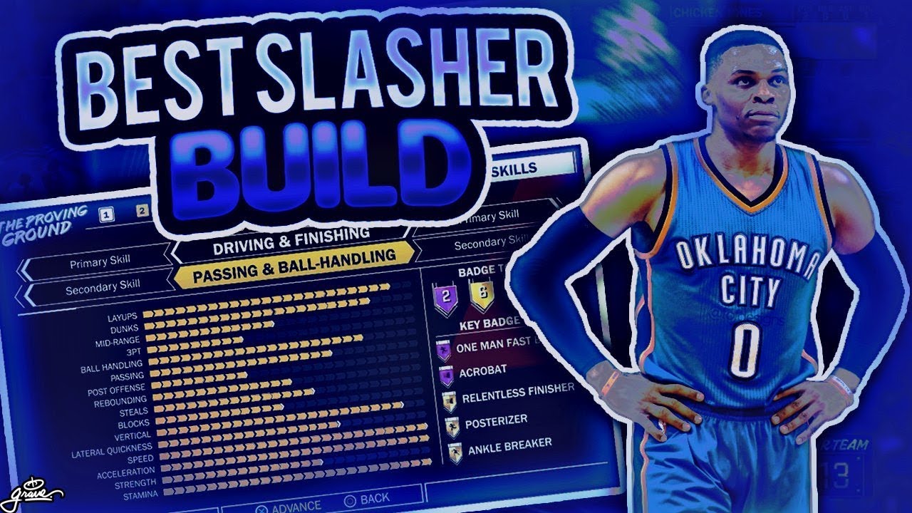 NBA 2K18 RUSSELL WESTBROOK BUILD! BEST SLASHER BUILD NBA 2K18! BEST ...