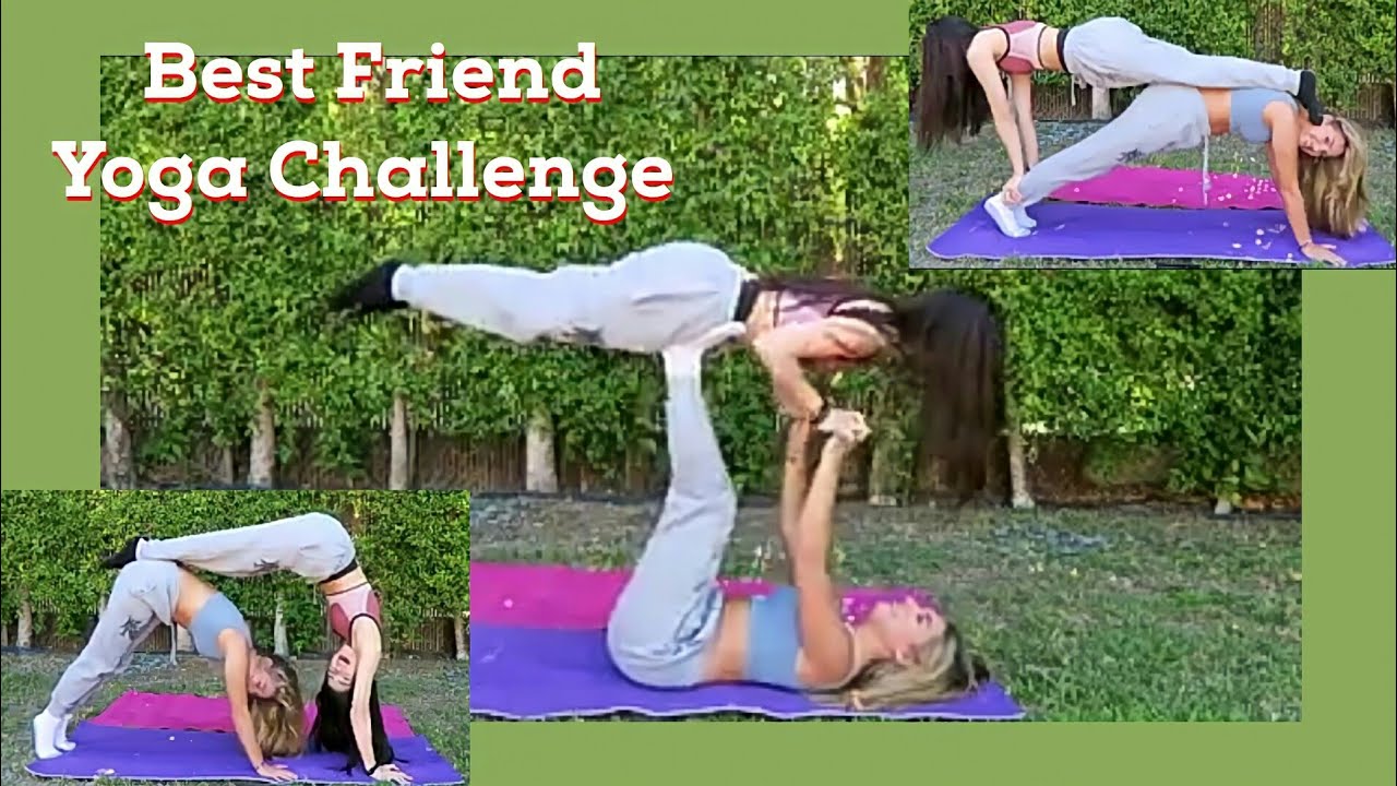 Best Friend Yoga Challenge with Kenzie & Dylan - YouTube