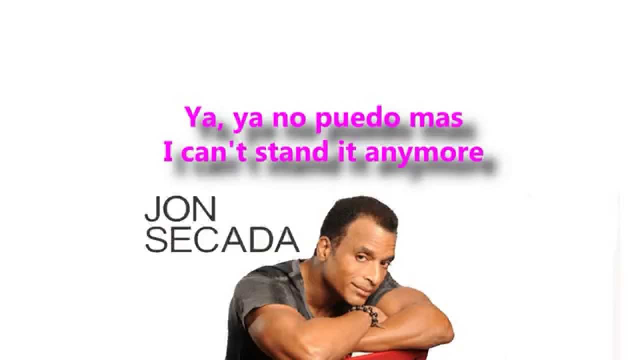 Jon Secada - Otro dia mas sin verte Lyrics (Esp/Eng) HD - YouTube