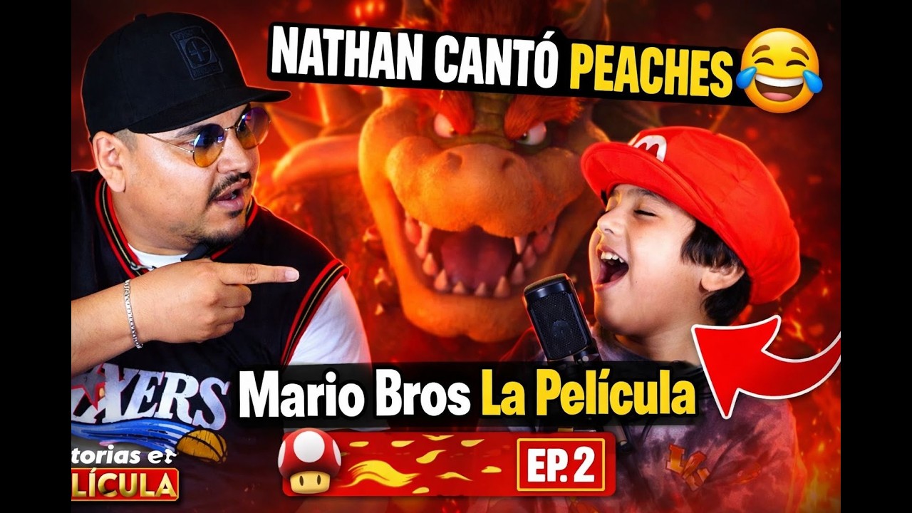 NATHAN CANTÓ PEACHES 😂 | Mario Bros La Película | Historias de pelicula ...