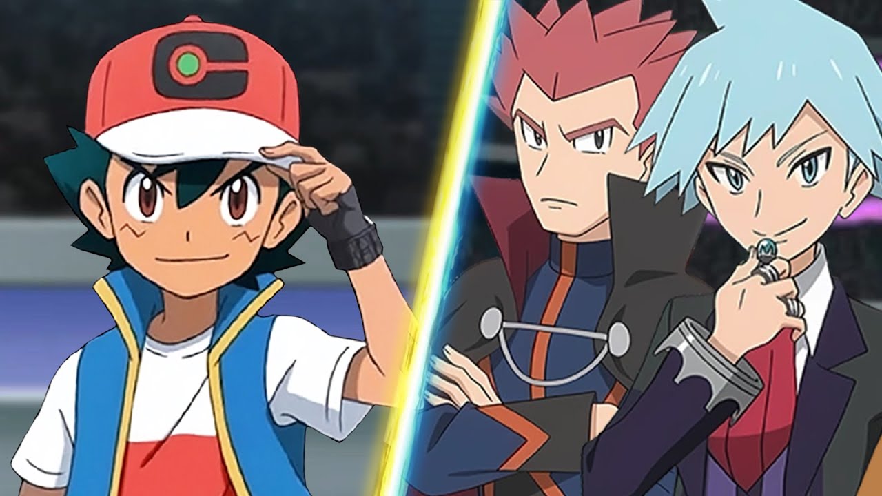 Pokémon Battle: Ash Vs Lance and Steven - YouTube