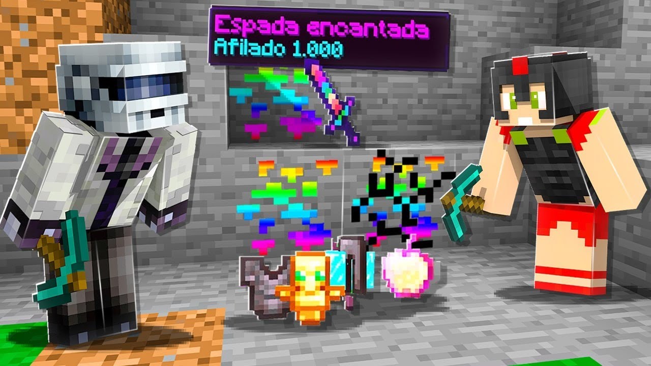 ¡MINECRAFT pero con SUPER MINERALES! 💎🔴 Invictor y ElMayo97 Minecraft ...