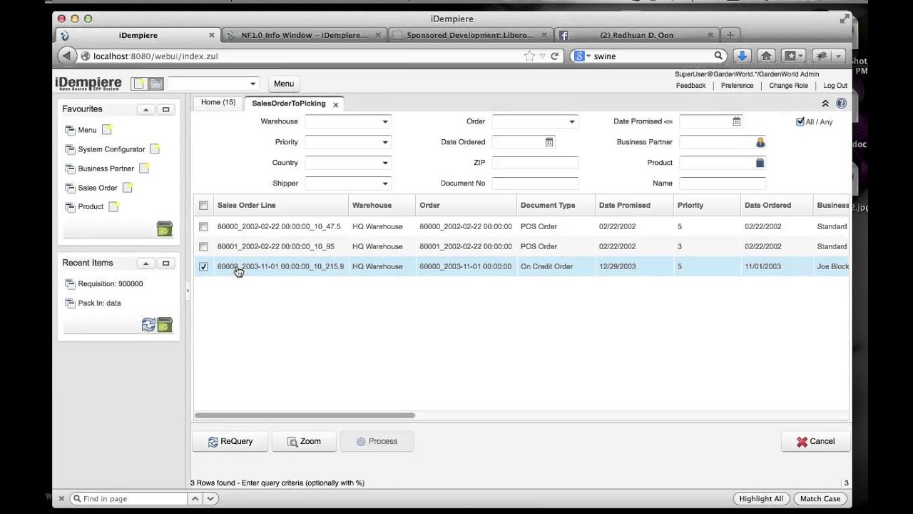 iDempiere InfoWindow Enhancement - YouTube