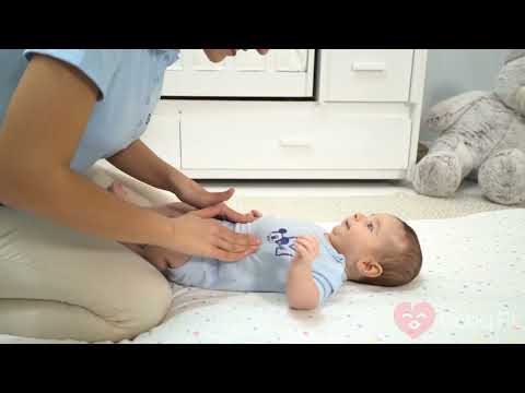 GAZ SANCISI MASAJI | Bebeğinizin Sancılarını Azaltmak!【4-6 AY】【Reducing Your Baby's Pains】