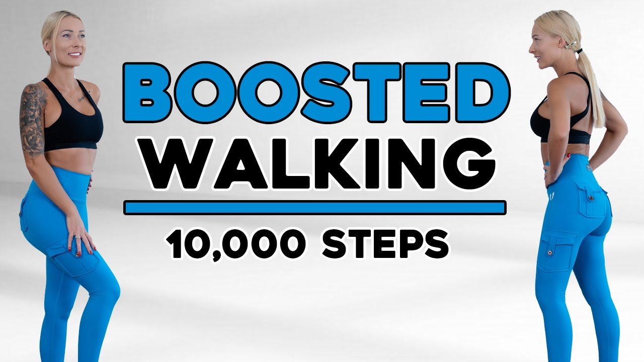 60 MIN 10000 STEPS BOOSTED WALKING WORKOUT FOR WEIGHT LOSS | No Jumping ...