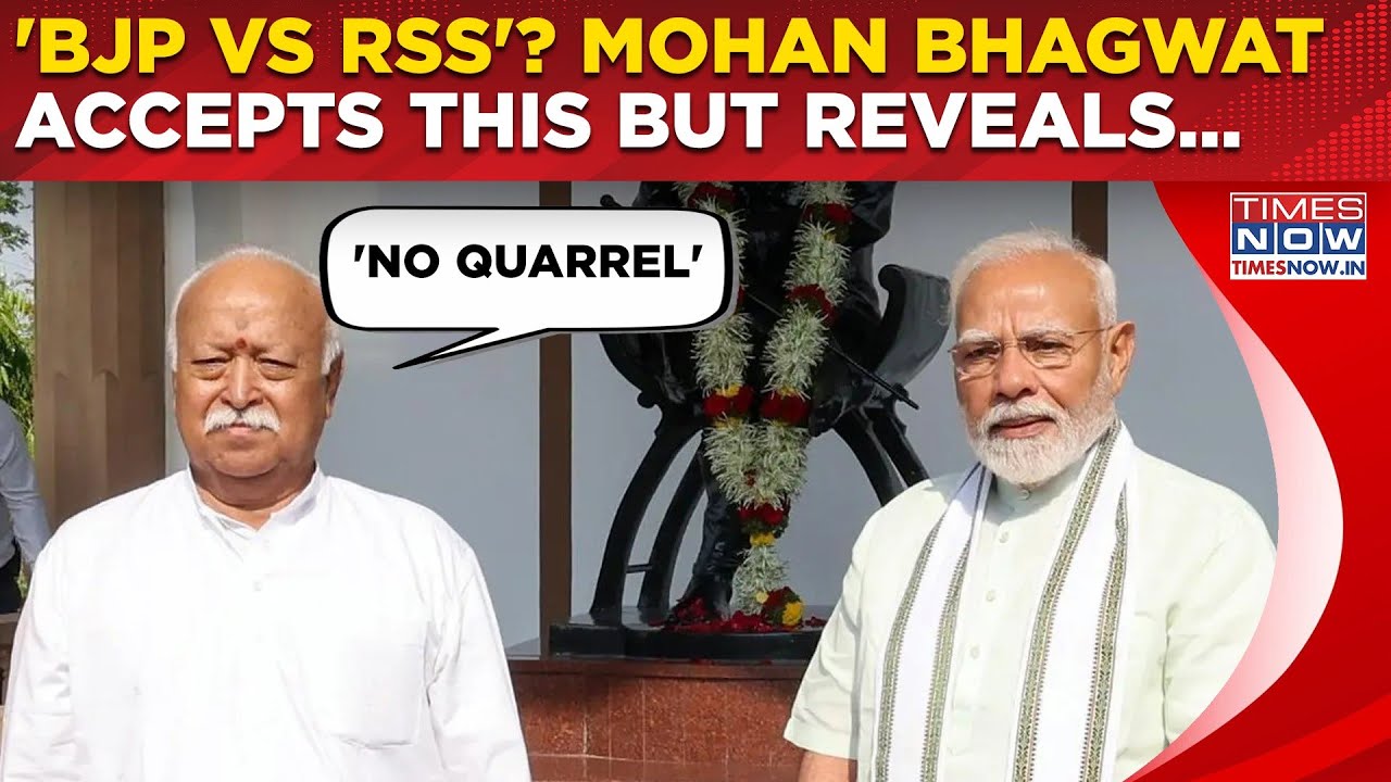 BJP Vs RSS Real? Mohan Bhagwat Reveals How 'Sangh Parivar' Tackles ...