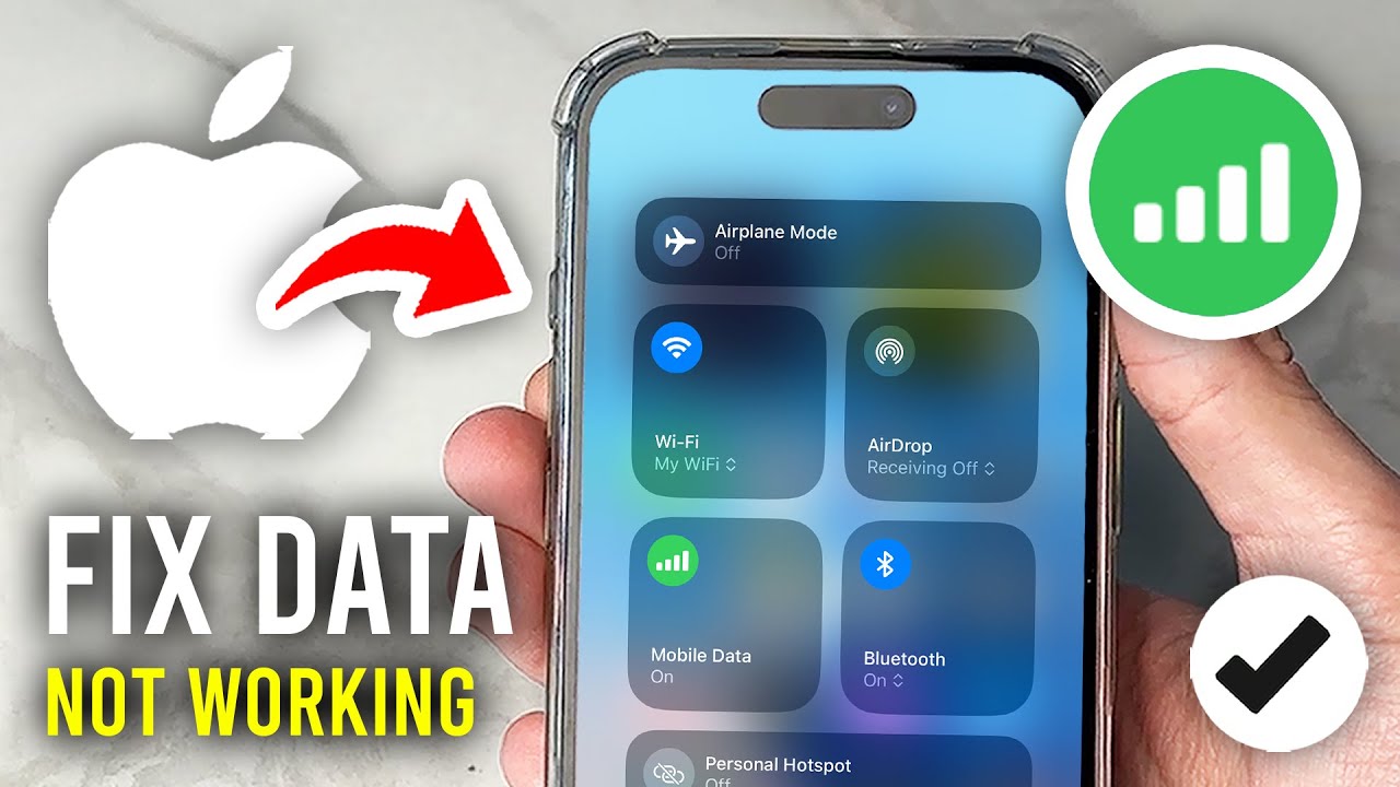 Fix Mobile Data Not Working On iPhone - Full Guide - YouTube