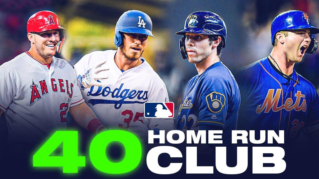 The 40 Home Run Club: Mike Trout, Cody Bellinger, Pete Alonso and ...
