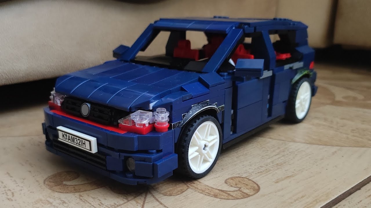 [MOC] Volkswagen golf 7 GTI Lego ЛЕГО самоделка (четырехдверная версия ...