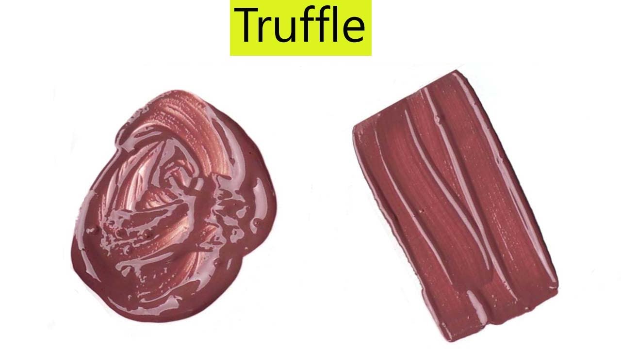 Truffle Color - How To Make Truffle Color - Color Mixing Video - YouTube