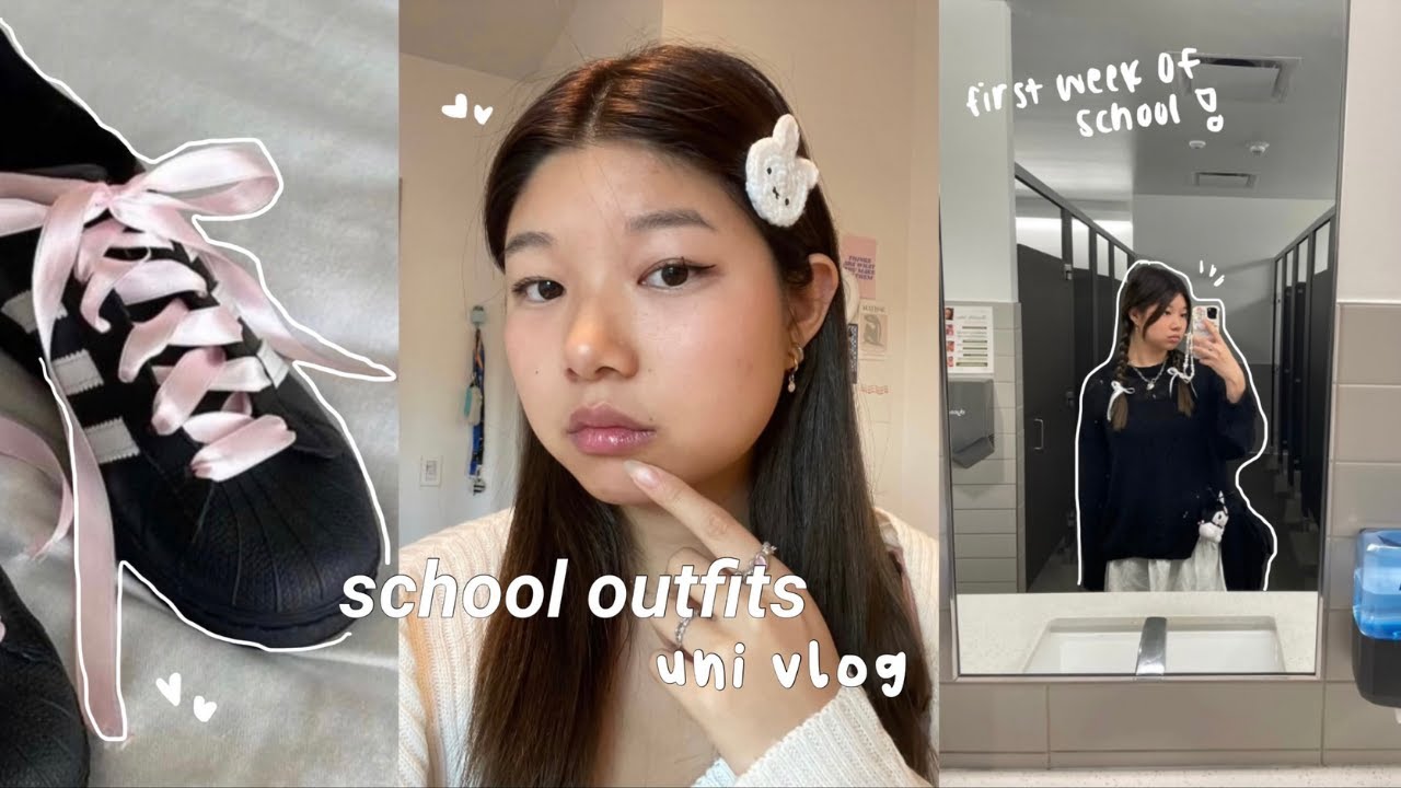 uni vlog: what i WEAR in a week (cute, pinterest, outfit inspo) - YouTube