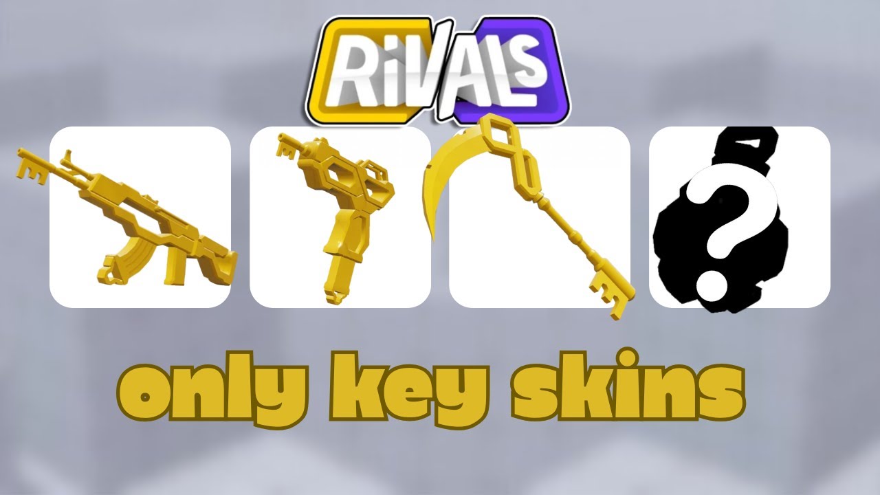 I Won With EVERY Key Skin In Roblox RIVALS… - YouTube