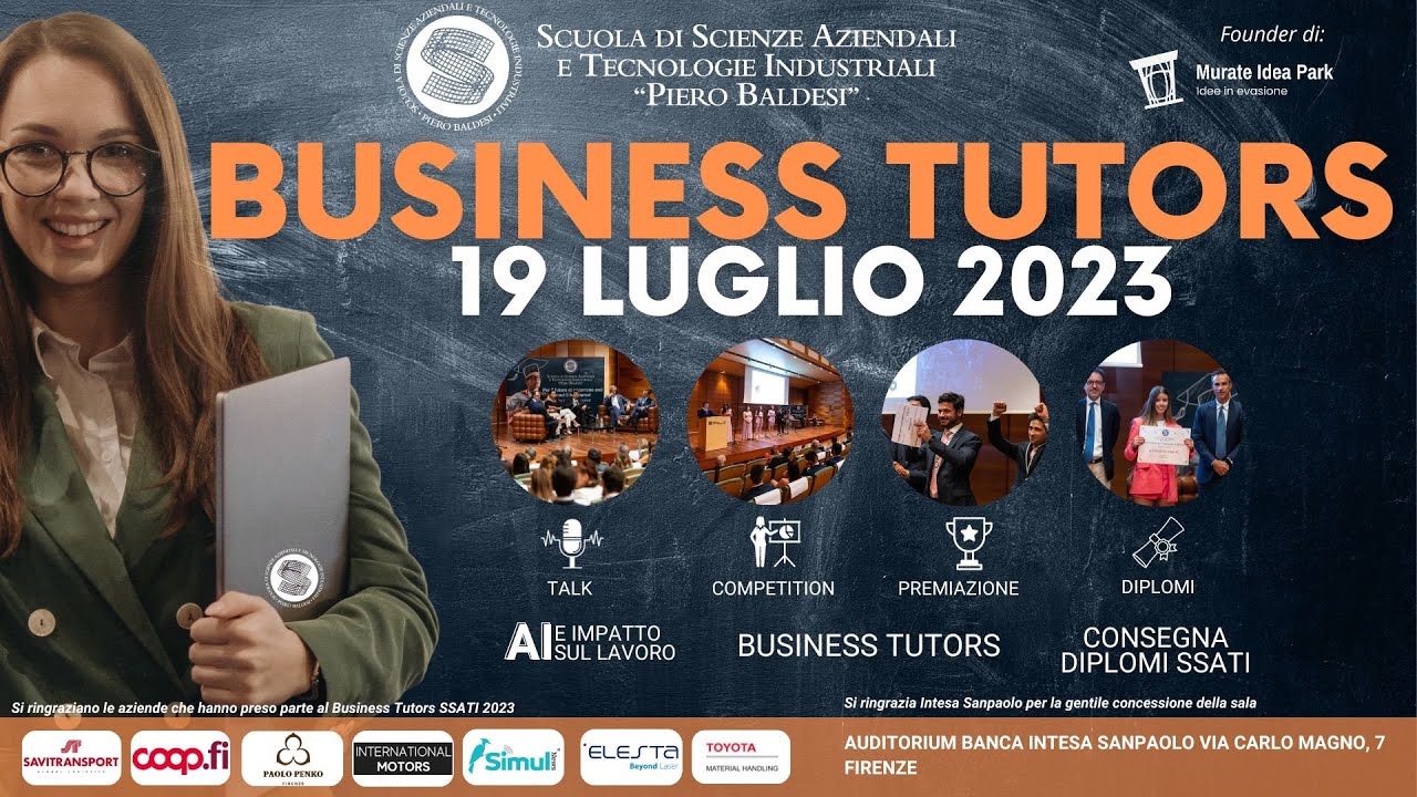 Business Tutors #SSATI 2023: Intelligenza Artificiale e impatto su # ...