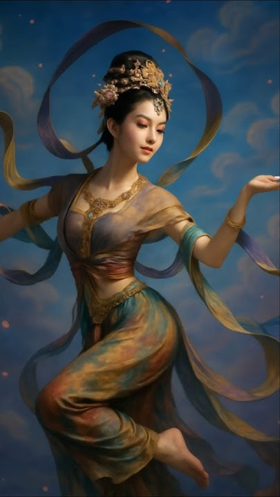 Dunhuang dance：beautiful postures and continuous charm #shorts #dance #敦煌飞天 #beauty #china # ...