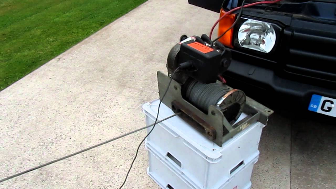 Warn Winch Model 8274 - YouTube