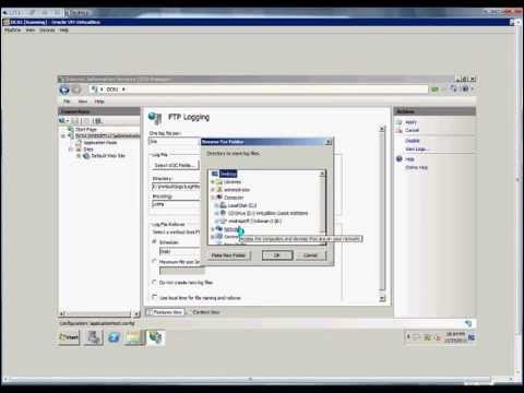 How to change the log file encoding from UTF to ANSI for an FTP site on ...