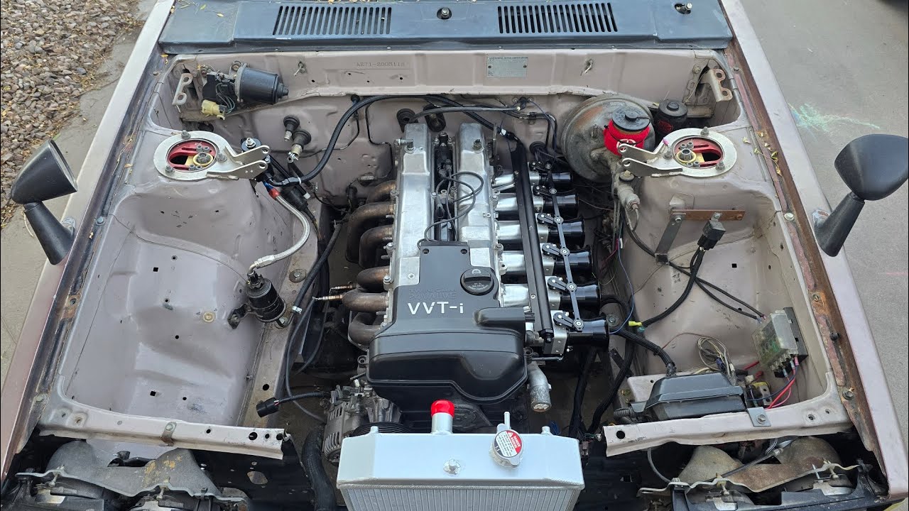 AE71 2jz with ITBS swap part 2. How to. - YouTube