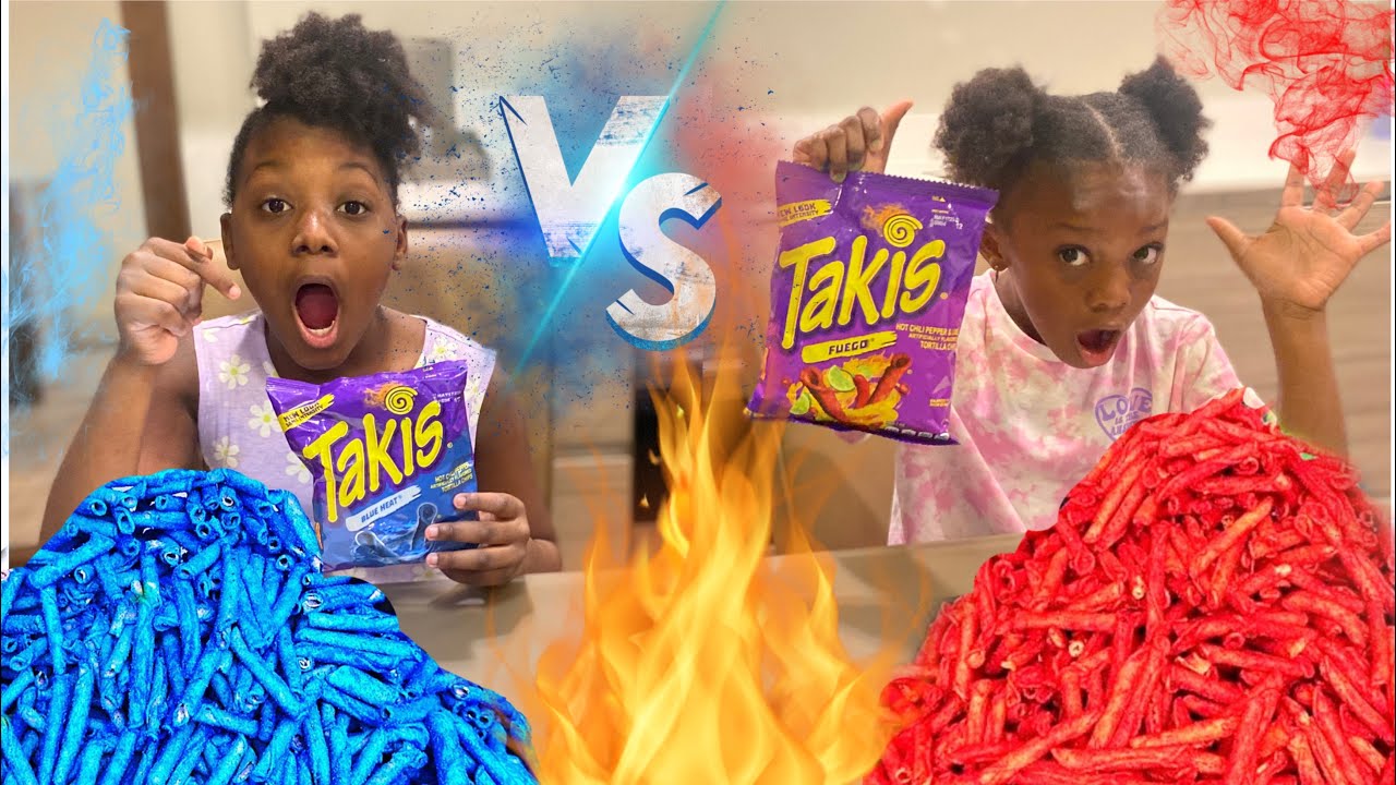 Skya & Bunbun Eats Spicy Takis Challenge🔥 - YouTube