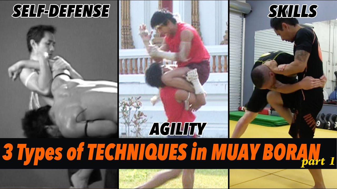 3 Types of Techniques in Muay Boran (part 1): Self-Defense Overview - YouTube