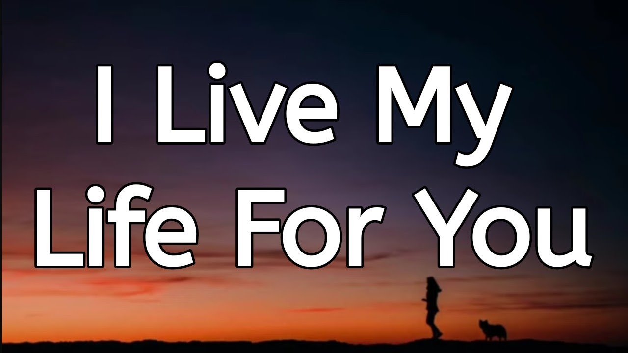 Firehouse - I Live My Life For You (Lyrics) - YouTube