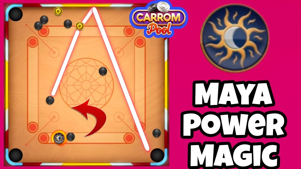 🪄 Maya Power Magic 🪄 Mastermind Finish / Carrom pool Rowdyy - YouTube