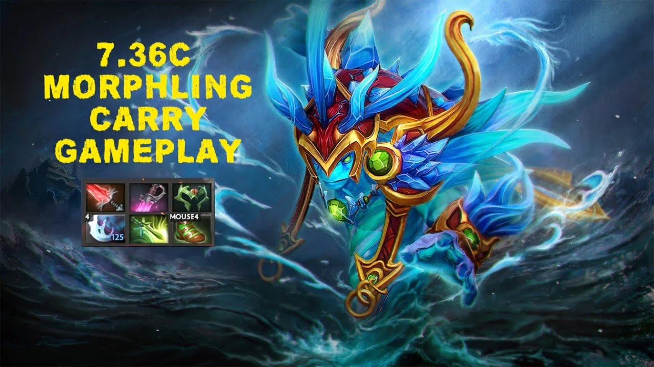 Dominating with Morphling + Phylactery in 7.36c Patch | 12-2-9 KDA ...