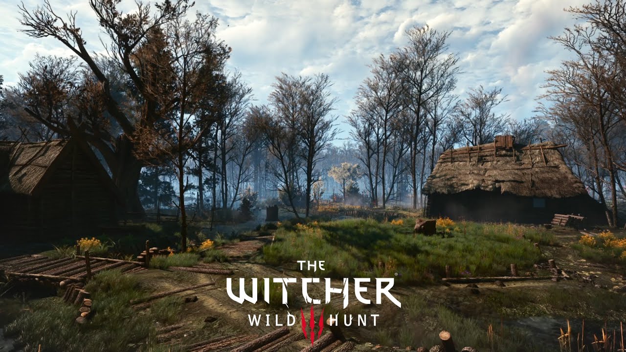 Rolling Thunder, Spooky Bog - The Witcher 3 | Crows, Bird Calls, Wind ...