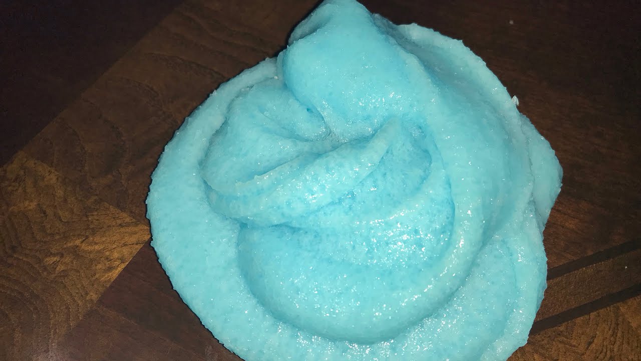 How to make snow fizz slime. - YouTube