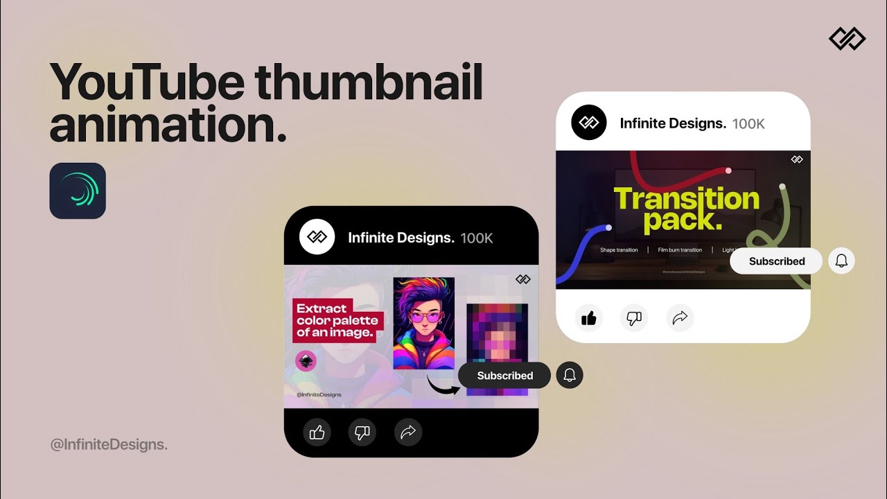YouTube thumbnail animation using alight motion. - YouTube