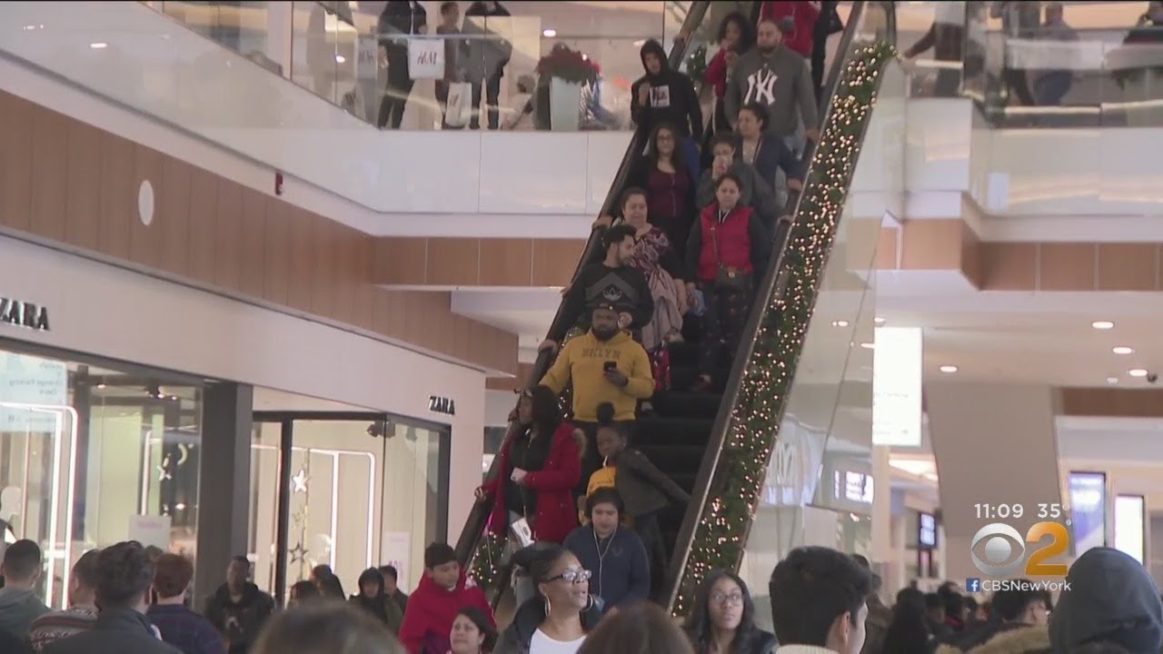Shoppers Crowd Into Stores For Black Friday Deals - YouTube