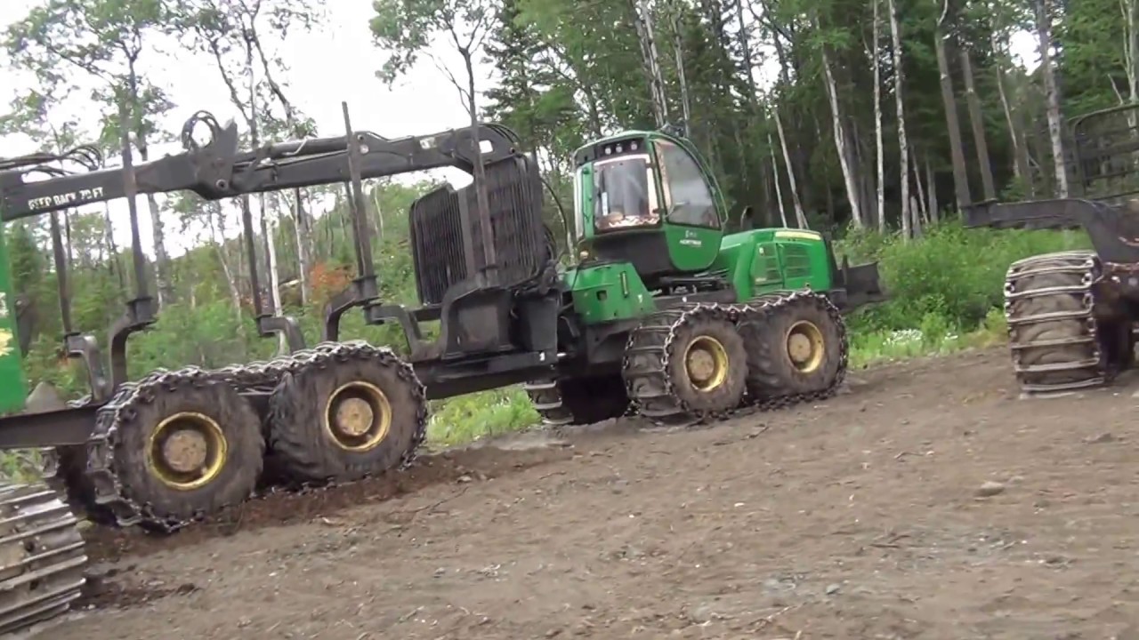 Commercial Logging Operation Point Leamington with a bonus shot - YouTube