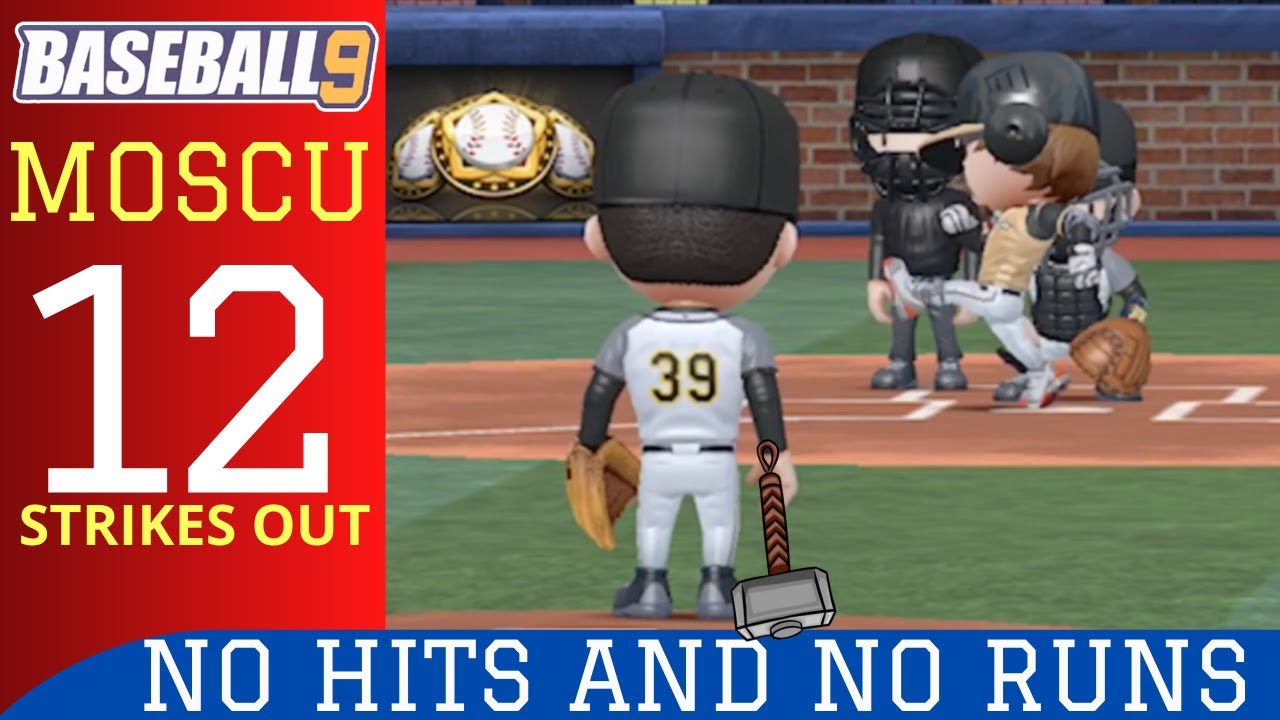 NO HITTERS WIN 18 - 0 PERFECT GAME BASEBALL 9 PRO LEAGUE - YouTube