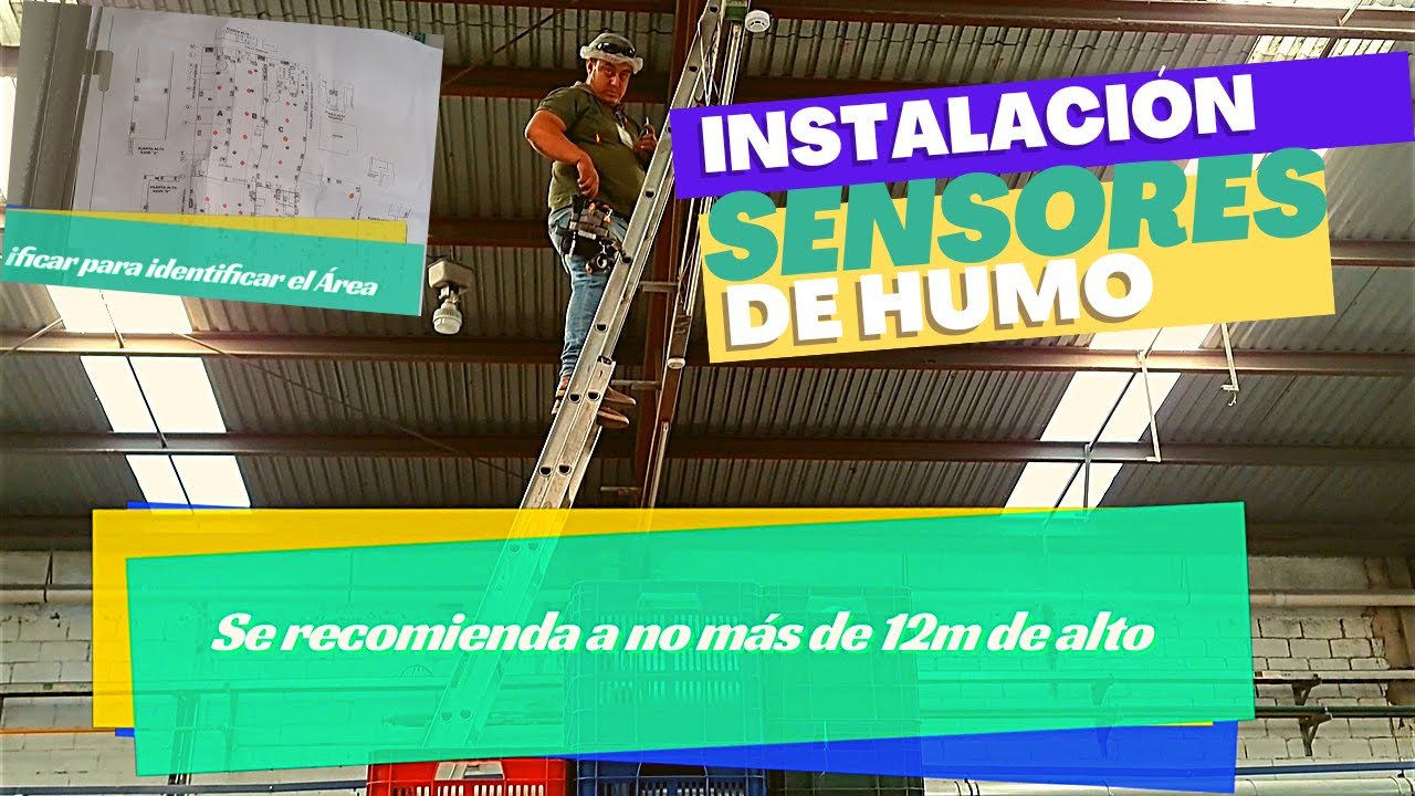Como Instalar Sensores de Humo sistema contra Incendio 🔥 - YouTube