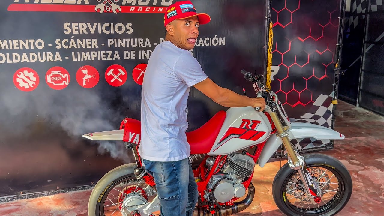 El poder que tiene la Yamaha RT 180 de carreras lo sorprende - YouTube